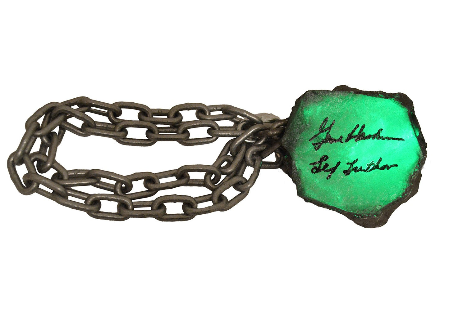 Gene Hackman "Lex Luthor" Autographed Superman Kryptonite Prop Rock ...