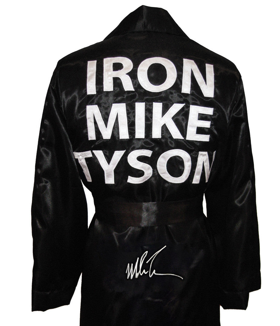 Mike Tyson Autographed Boxing Robe – Authentic Signings